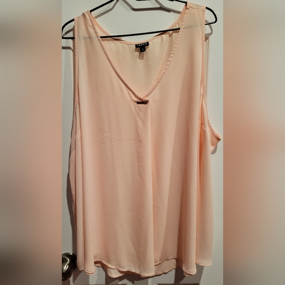torrid | Tops | Torrid Sheer Peach Color Tank Top | Poshmark